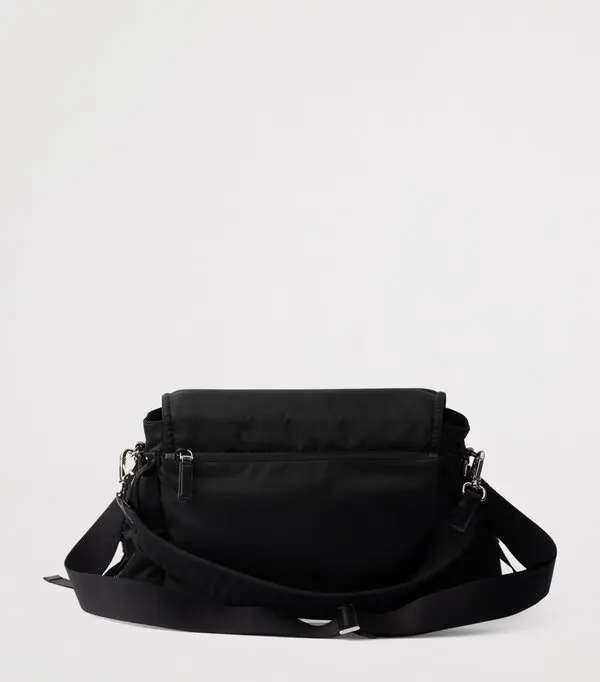 Prada Re-nylon And Leather Messenger Bag