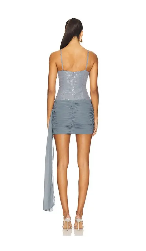 RUNAWAY THE LABEL Seanna Ruched Mini Dress