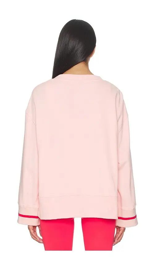 P.E Nation Courtside V Neck Sweater - Pink