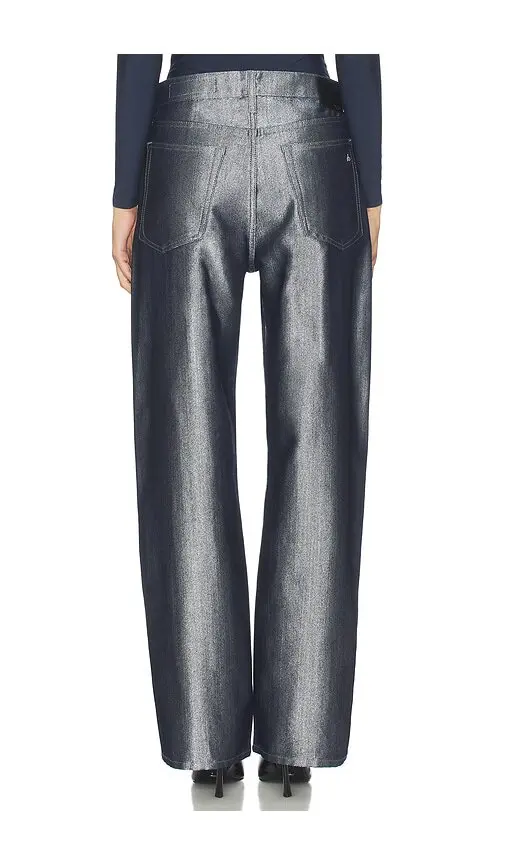 Rag & Bone Logan Wide Leg Jeans - Grey