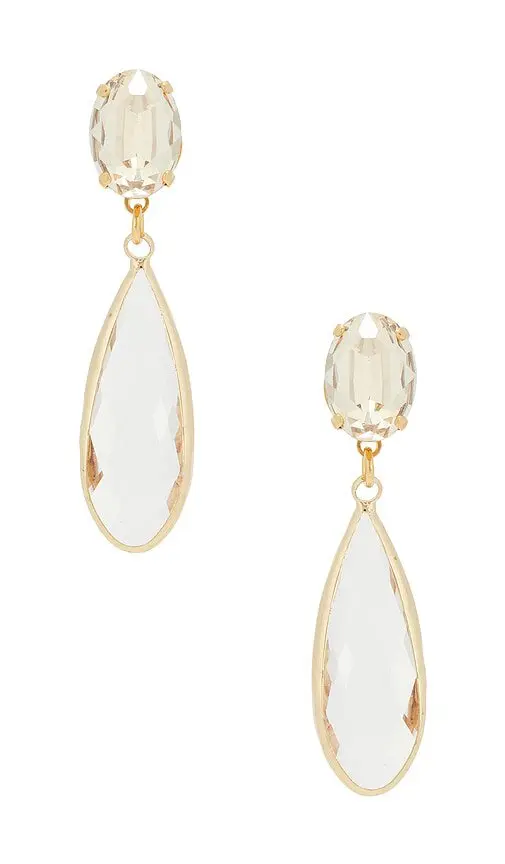 ANTON HEUNIS Omega Clasp Colour Drop Earrings - Multi