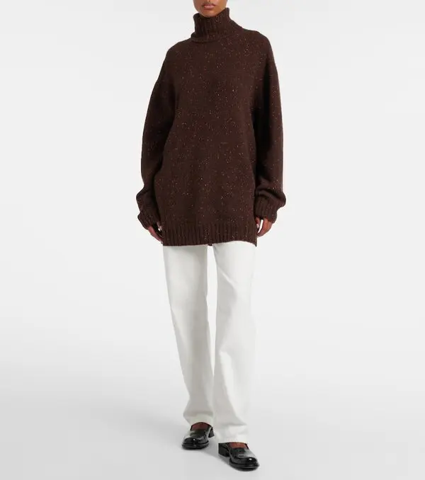 THE ROW Mirai Cashmere Rollneck Sweater