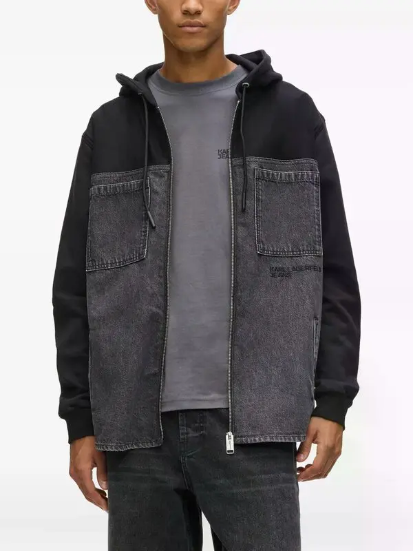 Karl Lagerfeld Hooded Pocket Jacket