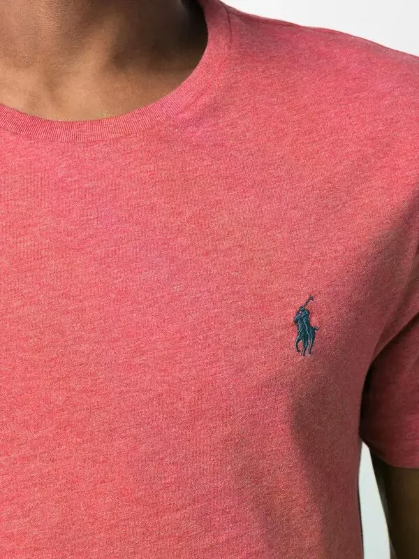 Polo Ralph Lauren Embroidered-pony Detail T-shirt - Red