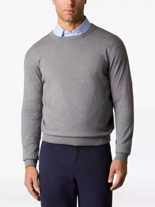 Brooks Brothers Cotton-cashmere Blend Crew Neck Sweater