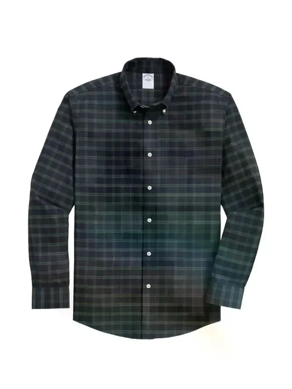 Brooks Brothers Plaid Button-down Collar Shirt
