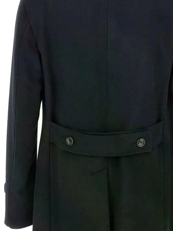 Tagliatore Peak Lapel Wool Coat