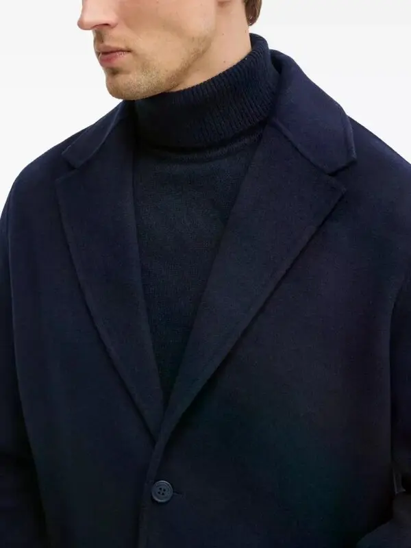 From Future Buttoned Wool Coat