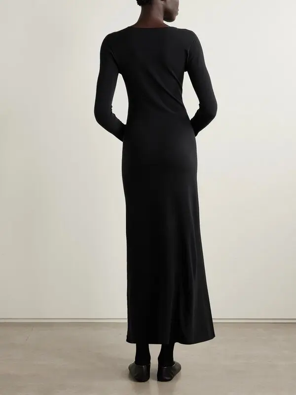 THE ROW Mavy Knitted Midi Dress
