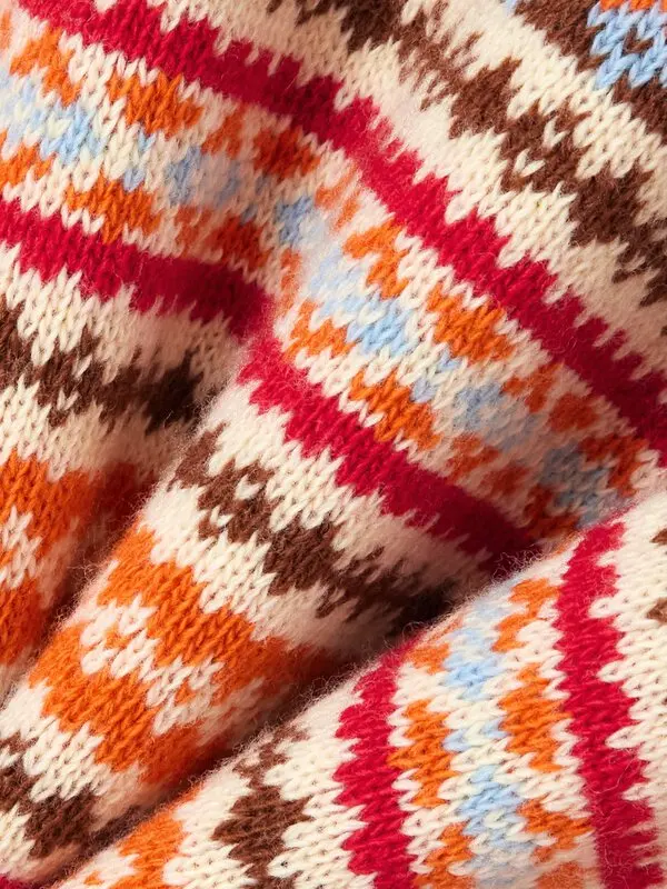 Bally Jacquard-knit Wool Sweater
