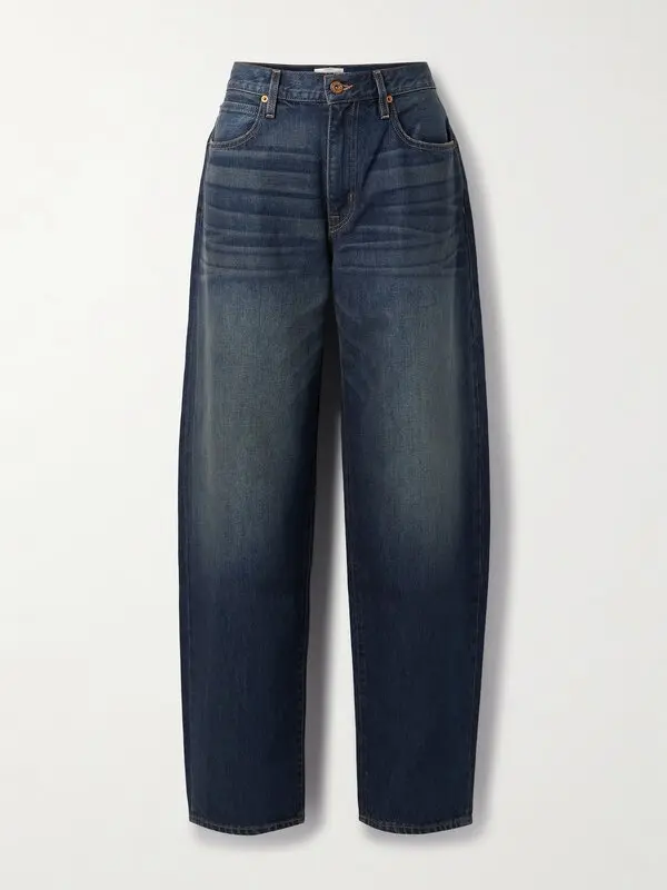 SLVRLAKE Ella Mid-rise Barrel-leg Jeans