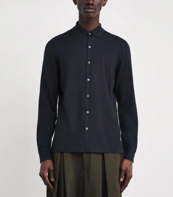 BRETT JOHNSON Virgin Wool Shirt