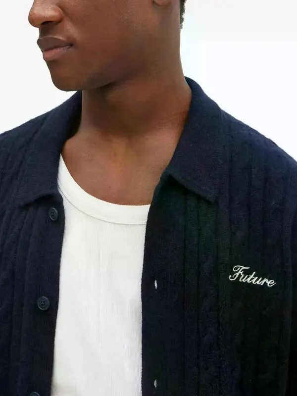 From Future Cable-knit Cashmere Cardigan