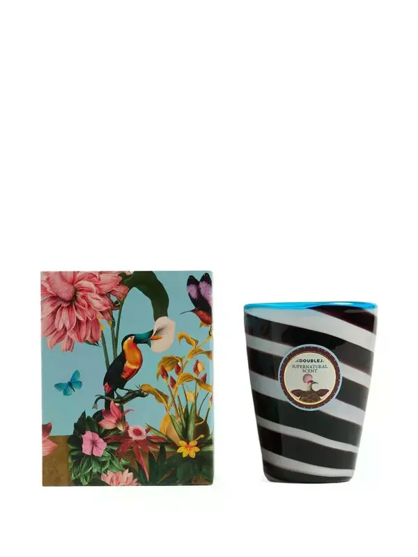 La DoubleJ Striped Candle