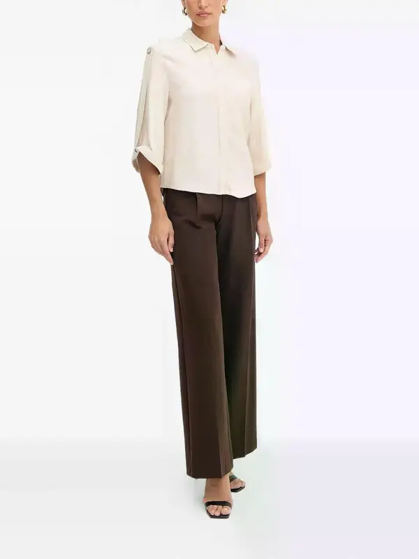 MARCIANO Cream Shirt With Turn-up Cuffs
