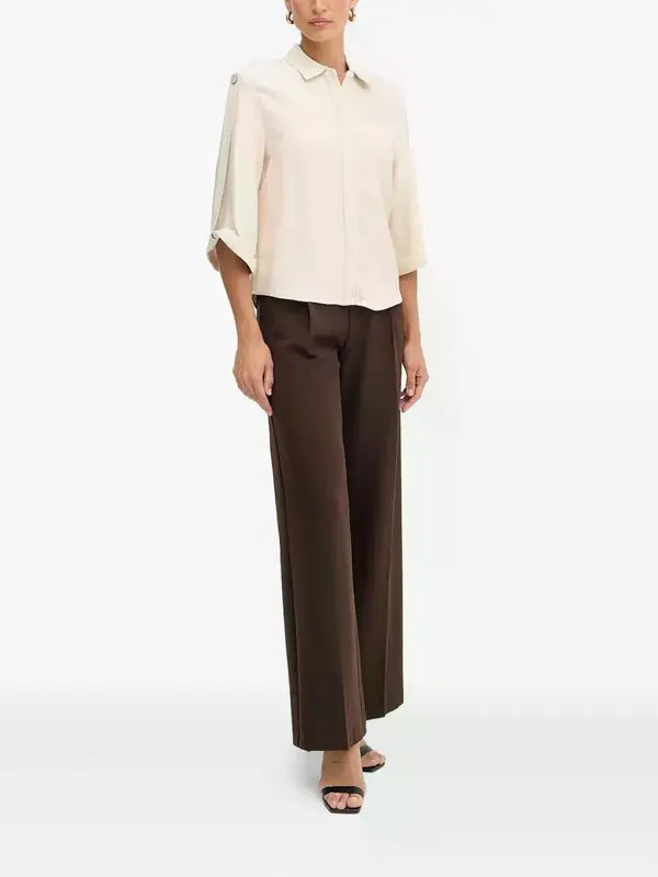 MARCIANO Cream Shirt With Turn-up Cuffs