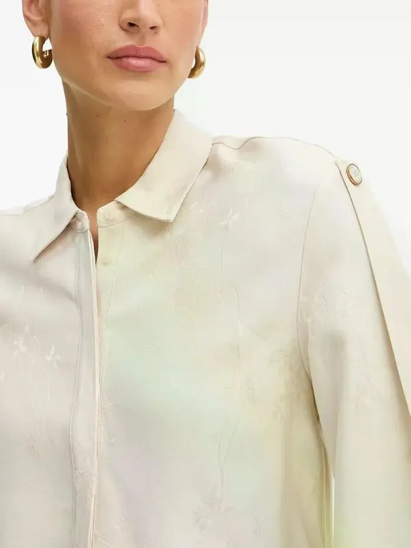MARCIANO Cream Shirt With Turn-up Cuffs