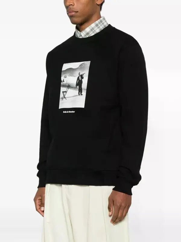 Drole De Monsieur Graphic Print Sweatshirt