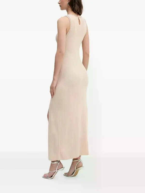 From Future Sleeveless Ribbed Knit Dress