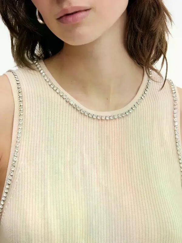From Future Sleeveless Ribbed Knit Dress