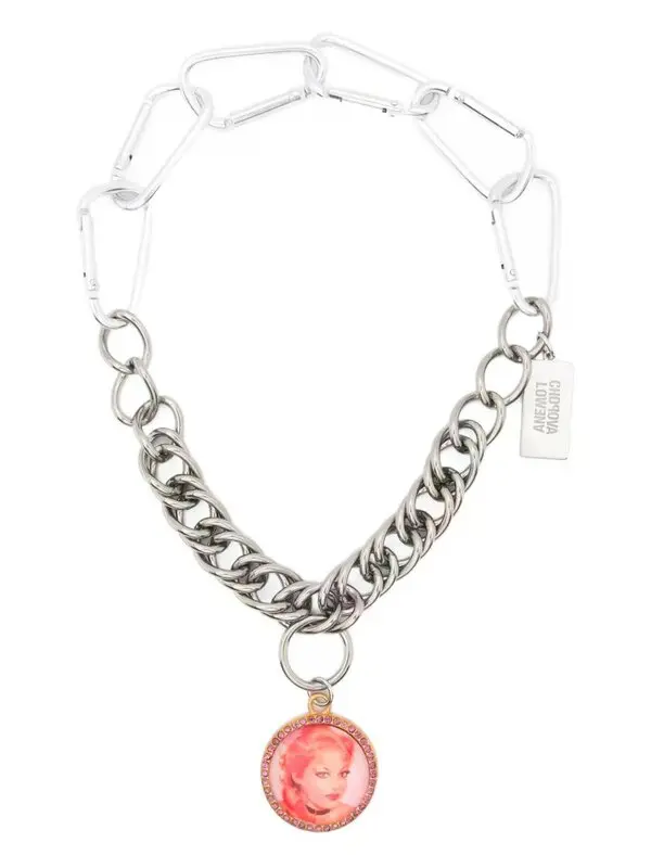 CHOPOVA LOWENA Chain Pendant Necklace - Silver