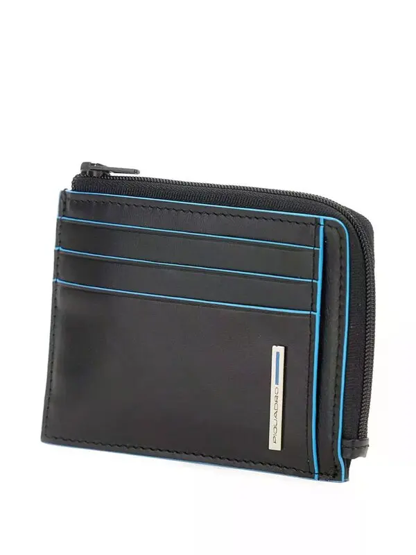 PIQUADRO Zip Leather Cardholder