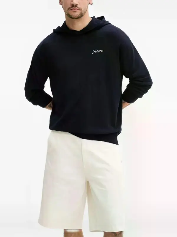 From Future Embroidered Logo Hoodie