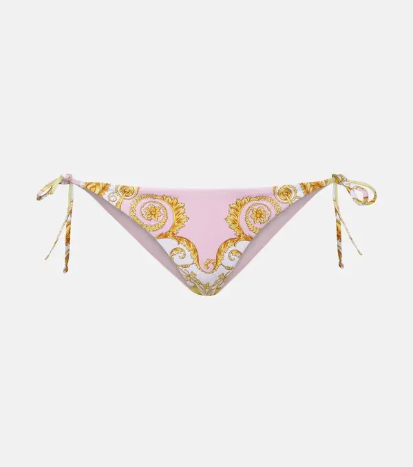 Versace Barocco Triangle Bikini Bottoms - Multicoloured