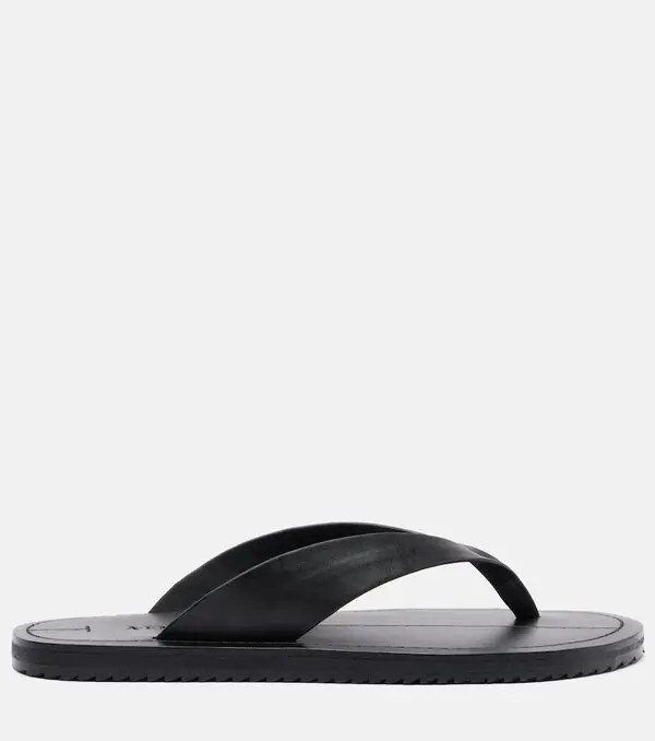 A.emery Flora Leather Thong Sandals