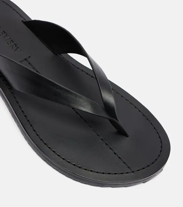 A.emery Flora Leather Thong Sandals