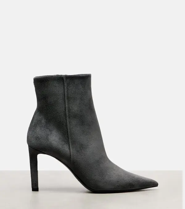 JIMMY CHOO Frankie 85 Suede Ankle Boots