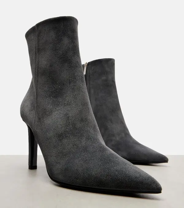 JIMMY CHOO Frankie 85 Suede Ankle Boots