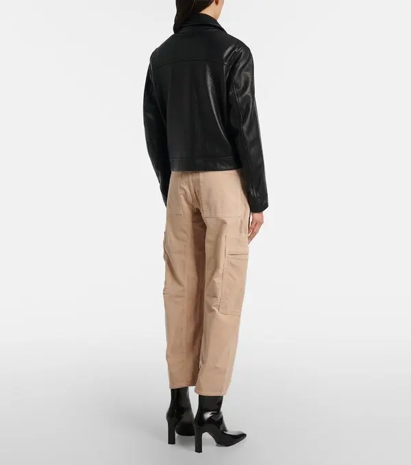Citizens Of Humanity Marcelle Cotton Corduroy Cargo Trousers - Beige