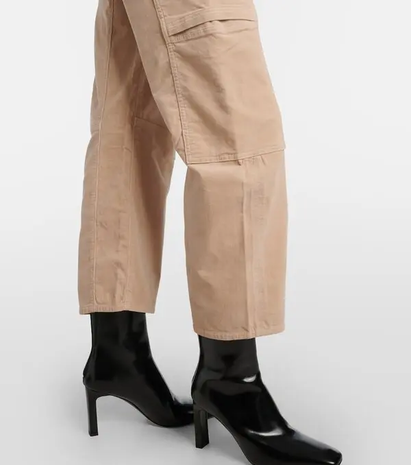 Citizens Of Humanity Marcelle Cotton Corduroy Cargo Trousers - Beige