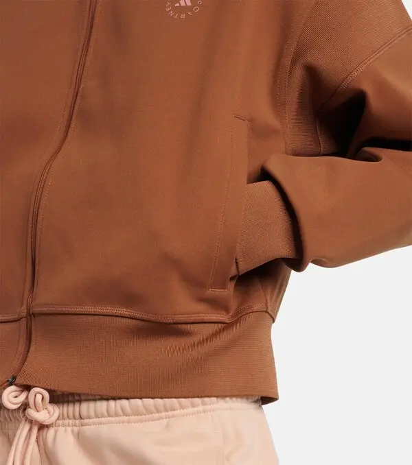Adidas By Stella McCartney Logo Knitted Sweatshirt - Brown