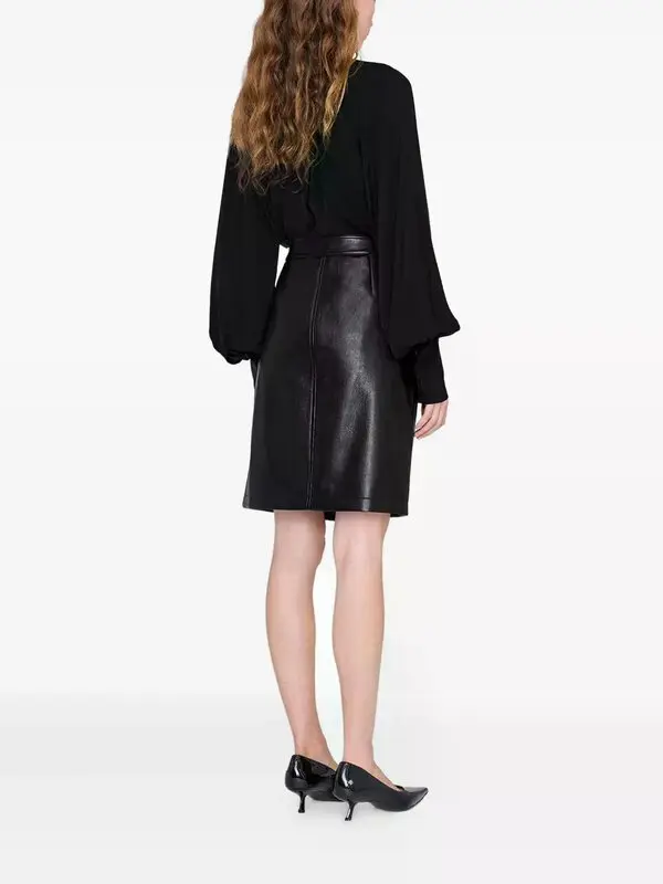 ANINE BING Wrap Mini Skirt