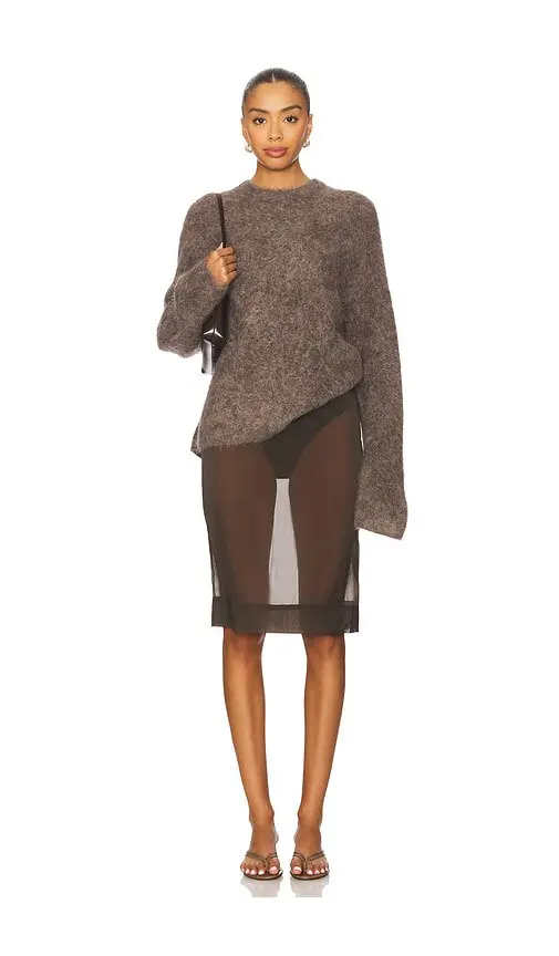 Soft Goat Alpaca Crewneck Pullover