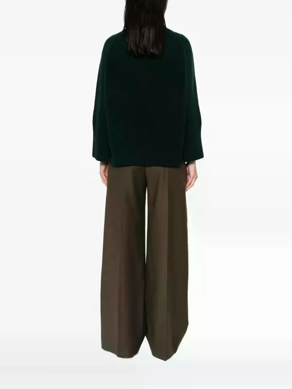 BEYOU Button Detail Roll Neck Knitwear