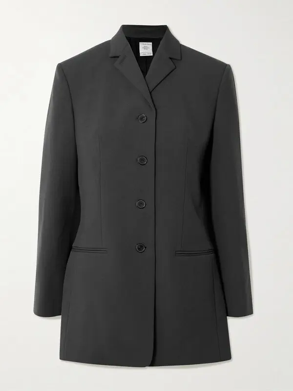Calvin Klein Adrian Wool Blazer - Gray