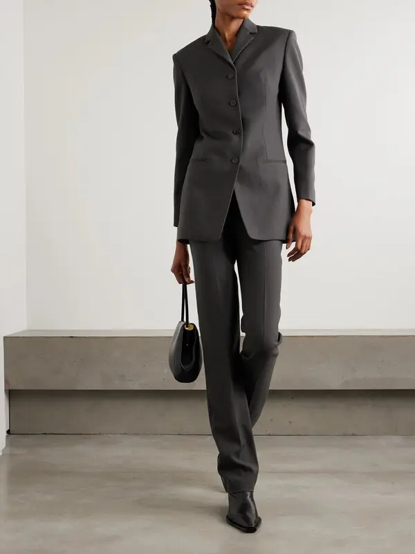Calvin Klein Adrian Wool Blazer - Gray