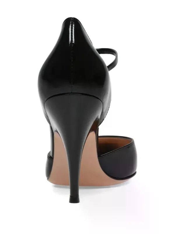 GIANVITO ROSSI 95mm Sofia D'orsay Pointed Heeled Pumps - Black