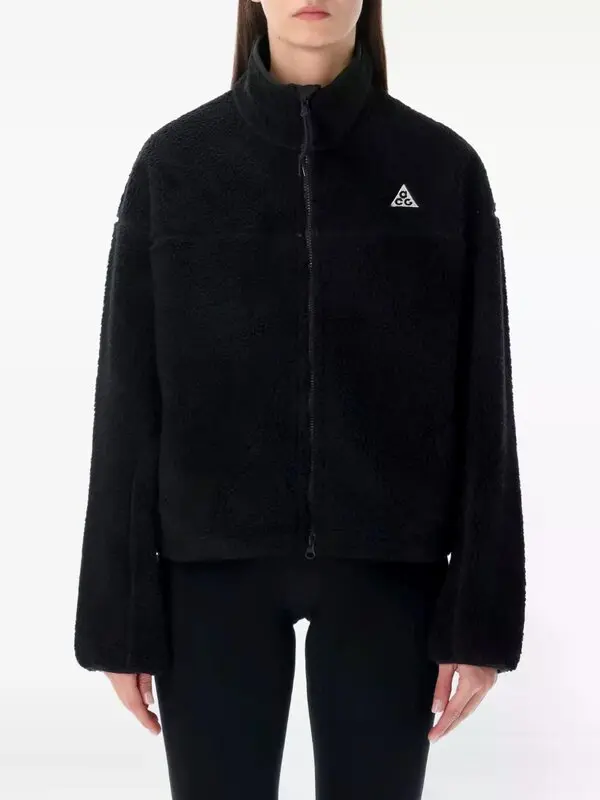 Nike Fleece Zip-up Jacket - Black