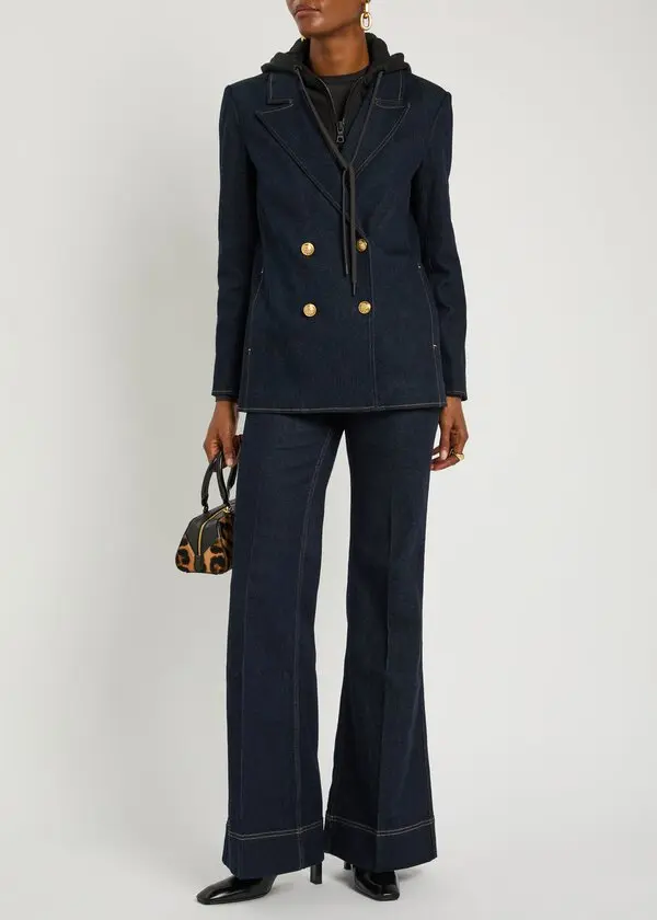 Alice + Olivia Wide-leg Denim Jeans