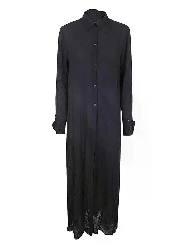 MARIA CALDERARA Buttoned Shirt Dress