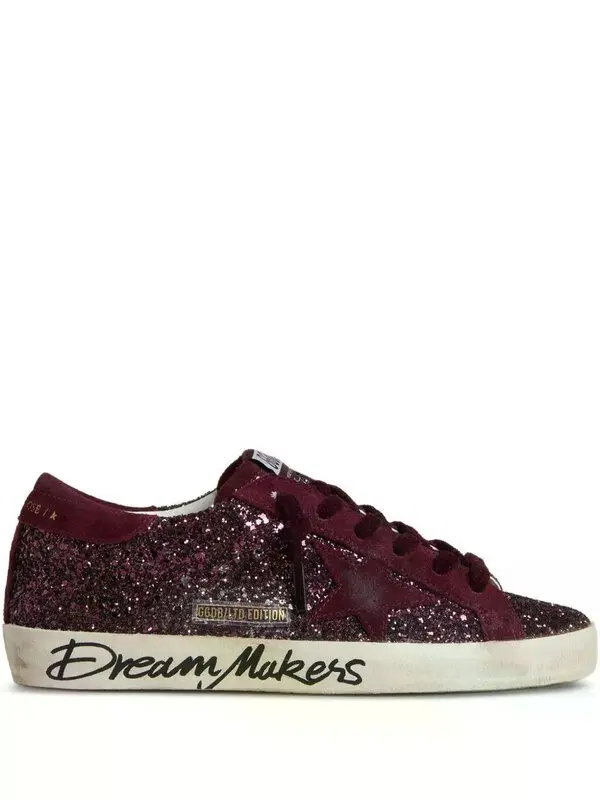 GOLDEN GOOSE Ltd. Edition Glitter Sneakers - Red