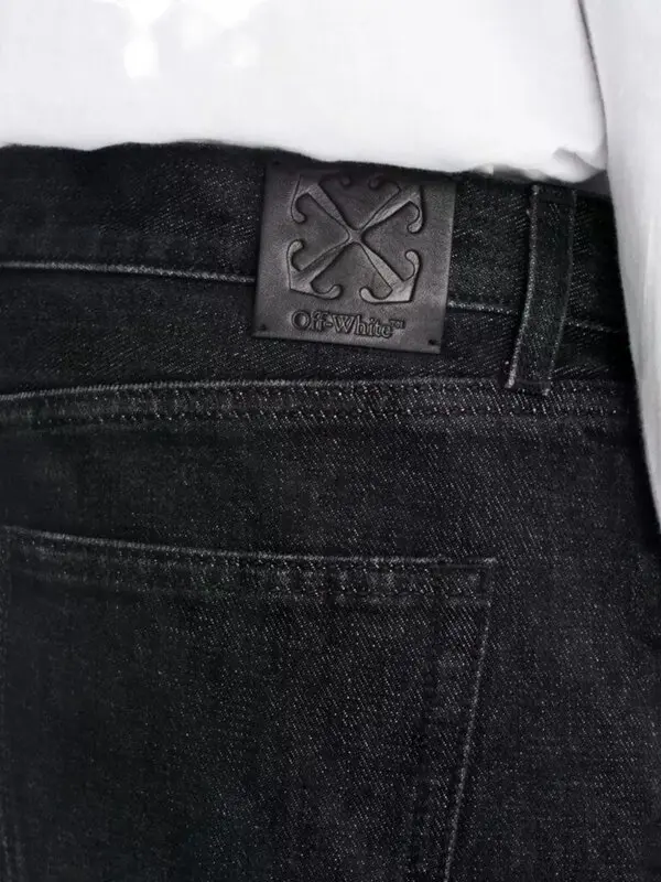 Off-White Logo Patch Jeans