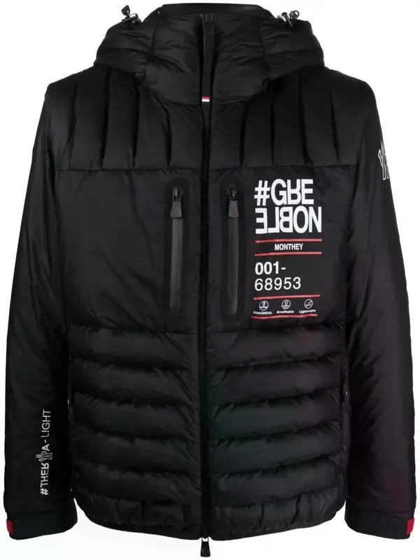Moncler Monthey Zip-up Padded Jacket