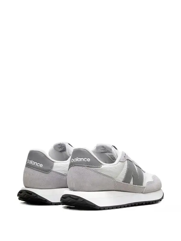 NEW BALANCE 237 Lace-up Suede And Nylon Sneakers - White