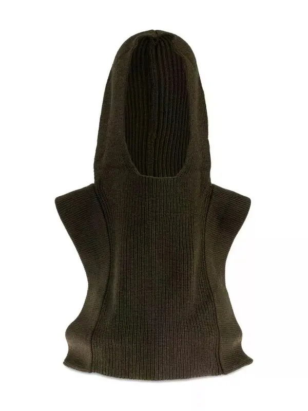 Isabel Marant Étoile Ribbed Wool Hooded Scarf - Black
