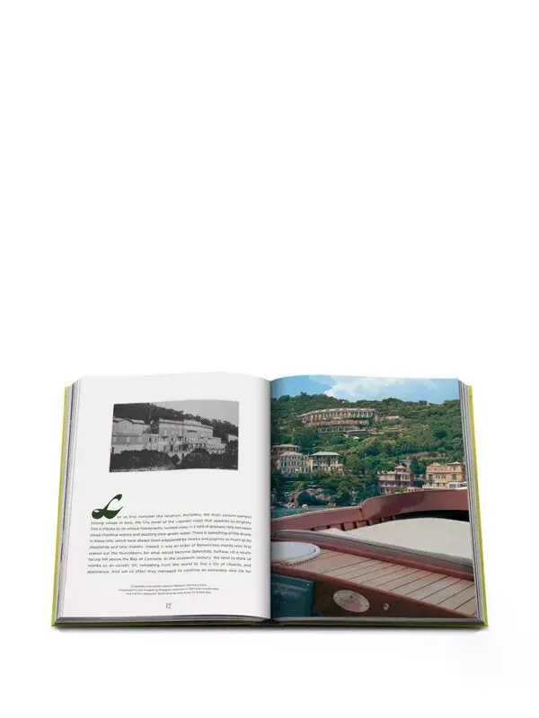 Assouline Splendido: The Radiant Stage Of Portofino Hardcover Book - Green
